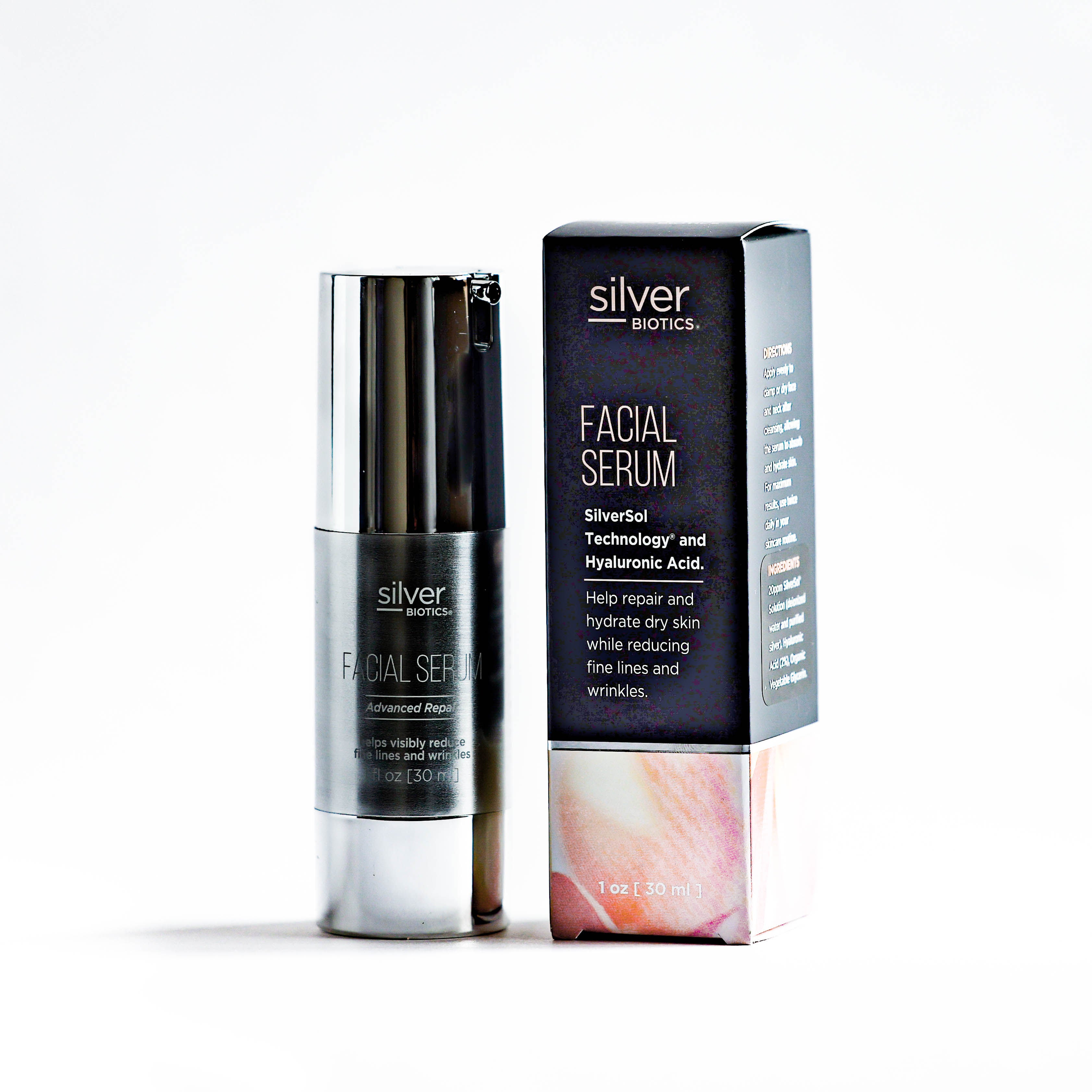 Age-Defying Hyaluronic Acid Facial Serum – Silver Biotics